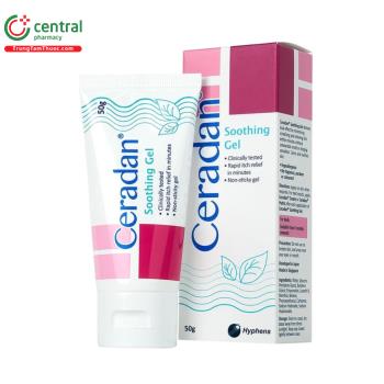 Ceradan Soothing Gel - tăng cường độ ẩm cho da, dưỡng da mịn màng