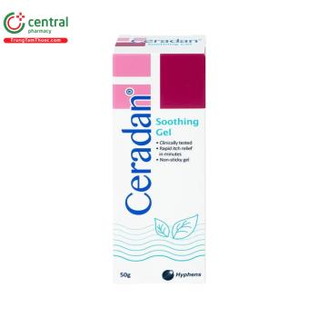 Ceradan Soothing Gel - tăng cường độ ẩm cho da, dưỡng da mịn màng