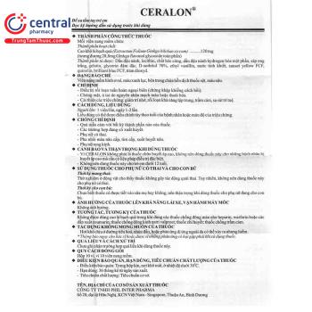 [CHÍNH HÃNG] Thuốc Ceralon - Tăng cường tuần hoàn máu não