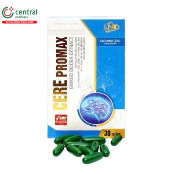 Thuốc Cere Promax - Giúp hoạt huyết, hỗ trợ làm tan cục máu đông