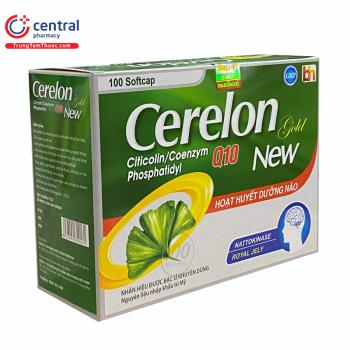 [CHÍNH HÃNG] Thuốc Cerelon Gold New - chìa khóa tăng tuần hoàn não