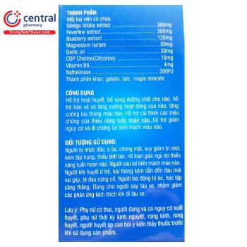 [CHÍNH HÃNG] Ceremax For bổ não, phòng ngừa tai biến mạch máu não