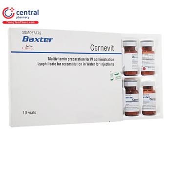 Thuốc Cernevit bổ sung vitamin hằng ngày bằng đường tĩnh mạch