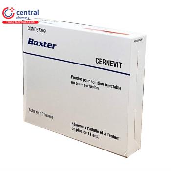 Thuốc Cernevit bổ sung vitamin hằng ngày bằng đường tĩnh mạch