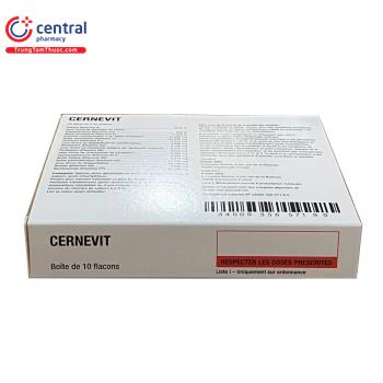 Thuốc Cernevit bổ sung vitamin hằng ngày bằng đường tĩnh mạch