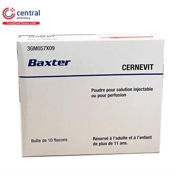 Thuốc Cernevit bổ sung vitamin hằng ngày bằng đường tĩnh mạch