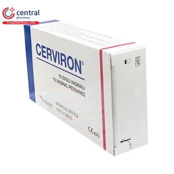 [CHÍNH HÃNG] Viên đặt Cerviron hỗ trợ điều trị viêm nhiễm âm đạo