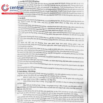 [CHÍNH HÃNG] Thuốc Cetasone 0.5mg - giảm đau, kháng viêm