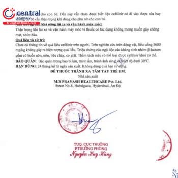 Thuốc Cexil 300mg- Thuốc điều trị nhiễm khuẩn hiệu quả