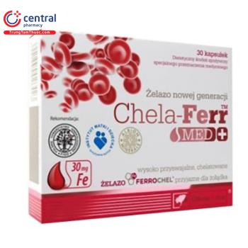 [CHÍNH HÃNG] Thuốc Chela-Ferr Forte giúp bổ sung sắt và các vitamin