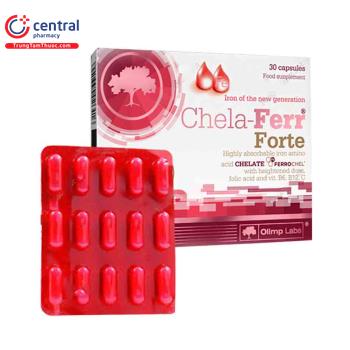 [CHÍNH HÃNG] Thuốc Chela-Ferr Forte giúp bổ sung sắt và các vitamin