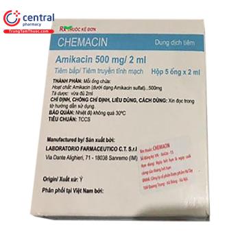 Thuốc Chemacin: chỉ định, công dụng, lưu ý khi sử dụng
