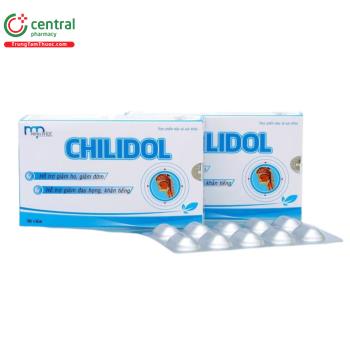 Chilidol giúp giảm đau họng, ho, đờm, khàn tiếng (Hộp 3 Vỉ x 10 Viên)