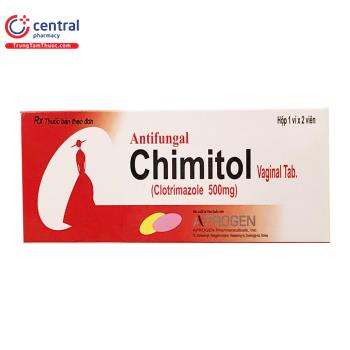 [CHÍNH HÃNG] Thuốc Chimitol 500mg - điều trị nhiễm nấm âm đạo