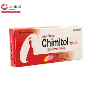 [CHÍNH HÃNG] Thuốc Chimitol 500mg - điều trị nhiễm nấm âm đạo