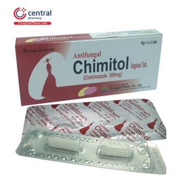 [CHÍNH HÃNG] Thuốc Chimitol 500mg - điều trị nhiễm nấm âm đạo