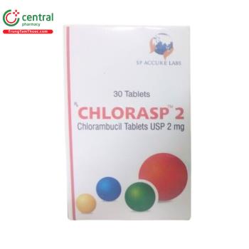 Thuốc Chlorasp 2mg - điều trị ung thư bạch cầu mãn tính và bệnh máu