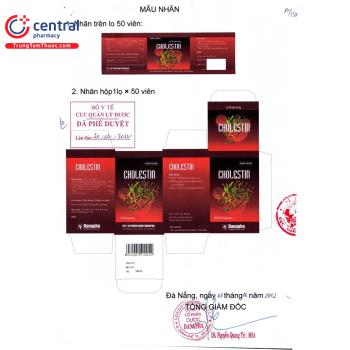 [CHÍNH HÃNG] Thuốc Cholestin Danapha điều trị mỡ máu hiệu quả