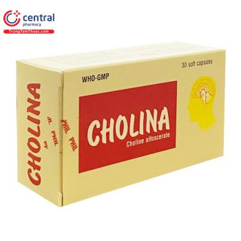 Thuốc Cholina 400mg - phục hồi chức năng sau đột quỵ, chấn thương não