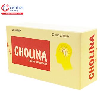 Thuốc Cholina 400mg - phục hồi chức năng sau đột quỵ, chấn thương não
