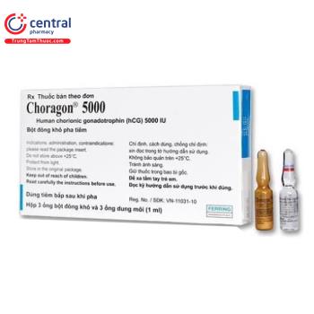 Thuốc Choragon 5000 điều trị vô sinh cho cả nam và nữ