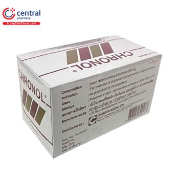 [CHÍNH HÃNG] Thuốc Chronol 500mg - thuốc cai rượu mạn tính