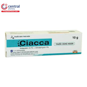 Thuốc Ciacca làm sạch mụn trứng cá hiệu quả trên da