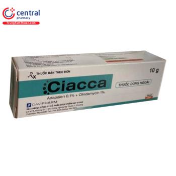 Thuốc Ciacca làm sạch mụn trứng cá hiệu quả trên da