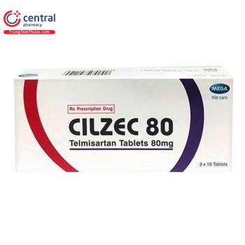 [CHÍNH HÃNG] Thuốc Cilzec 80 - điều trị tăng huyết áp