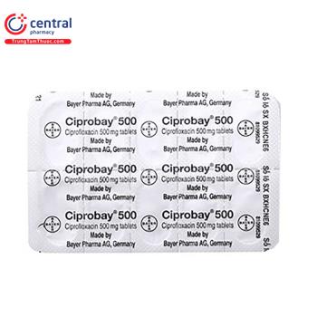 Thuốc Ciprobay 500: tác dụng, chỉ định, lưu ý khi sử dụng