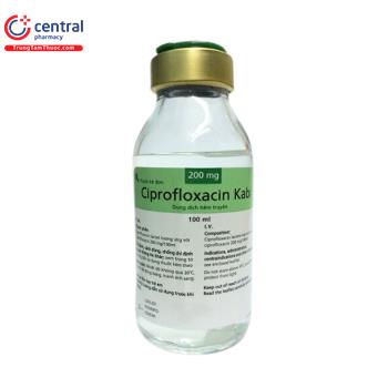 Thuốc Ciprofloxacin Kabi 200mg/100ml Bidiphar - Điều trị hiệu quả các ...