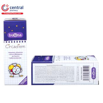 [CHÍNH HÃNG] Thuốc Buona Circadiem - hỗ trợ giấc ngủ ngon cho bé