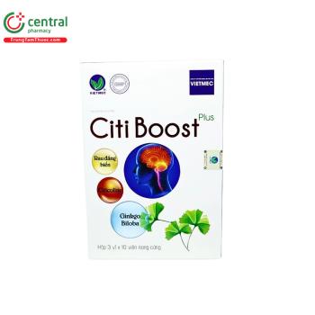 Citi Boost Plus hỗ trợ cải thiện triệu chứng thiểu năng tuần hoàn não