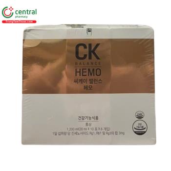 Thuốc CK Balance Hemo Jin cải thiện sức khỏe thể chất, trí não