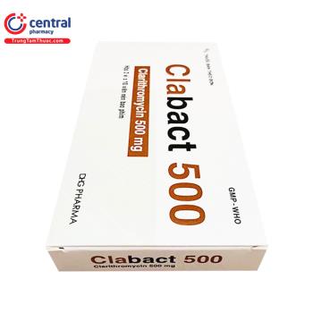 Thuốc Clabact 500: tác dụng, chỉ định, lưu ý khi sử dụng