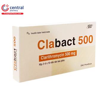 Thuốc Clabact 500: tác dụng, chỉ định, lưu ý khi sử dụng