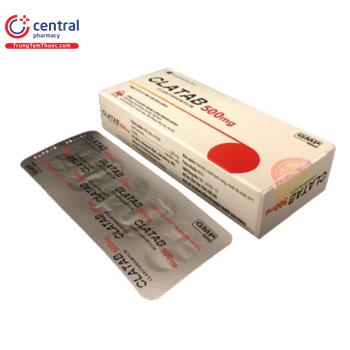 [CHÍNH HÃNG] Thuốc Clatab 500mg (Hộp 2 vỉ): chỉ định, lưu ý khi dùng