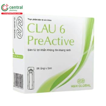 Thuốc Clau Preactive 6 bổ sung lợi khuẩn, hỗ trợ tiêu hóa khỏe mạnh