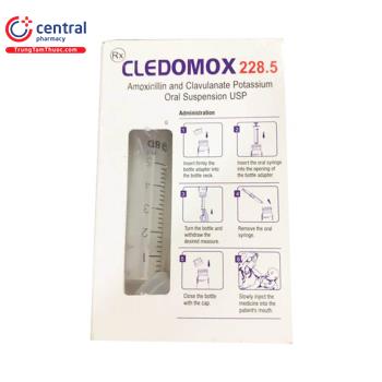 [CHÍNH HÃNG] Thuốc Cledomox 228.5 Thuốc kháng sinh dạng siro