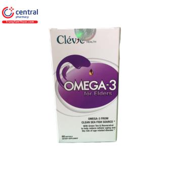 Clevie Health Omega 3 For Elders - Viên uống hỗ trợ bảo vệ sức khỏe tim ...