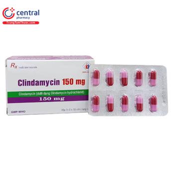 [CHÍNH HÃNG] Thuốc kháng sinh Clindamycin 150mg Domesco: chỉ định,giá