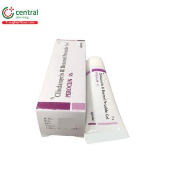 Thuốc Clindamycin and Benzoyl Peroxide Gel Peroclin 5% - gel trị mụn
