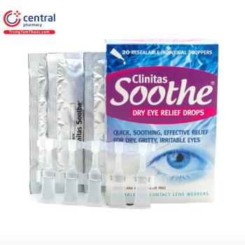 [CHÍNH HÃNG] Nhỏ mắt Clinitas Soothe 0.4% dưỡng mắt giảm khô