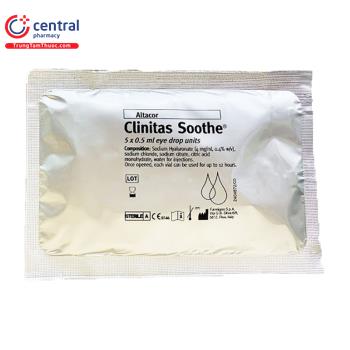 [CHÍNH HÃNG] Nhỏ mắt Clinitas Soothe 0.4% dưỡng mắt giảm khô