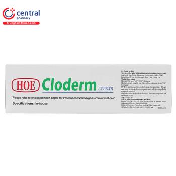 Thuốc Cloderm cream 15g - Thuốc điều trị viêm da hiệu quả