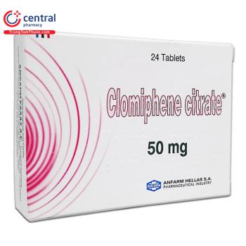 Thuốc Clomiphene citrate 50mg Anpharm Hellas S.A: tác dụng và giá bán