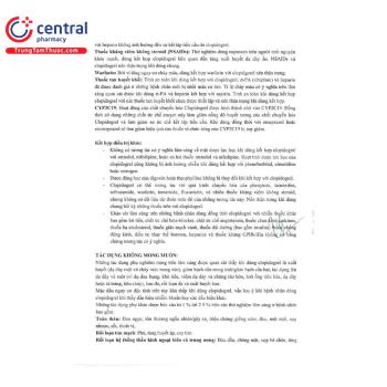 [CHÍNH HÃNG] Thuốc Clopicure - Thuốc ngừa biến cố do xơ vữa động mạch