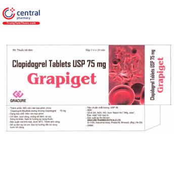 [CHÍNH HÃNG] Thuốc Clopicure - Thuốc ngừa biến cố do xơ vữa động mạch