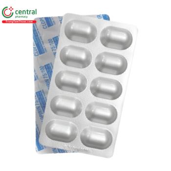 Thuốc Clopirin 75/100 dự phòng thứ phát biến cố huyết khối do xơ vữa
