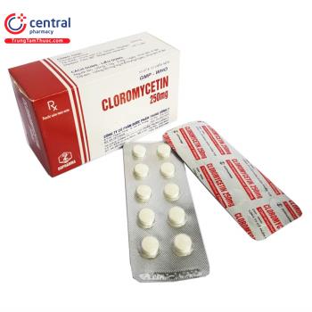 [CHÍNH HÃNG] Thuốc Cloromycetin 250mg (vỉ) Dopharma điều trị nhiễm khuẩn